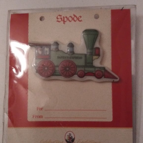 Spode | Holiday | Spode Christmas Tree Railroad Train Pin New | Poshmark